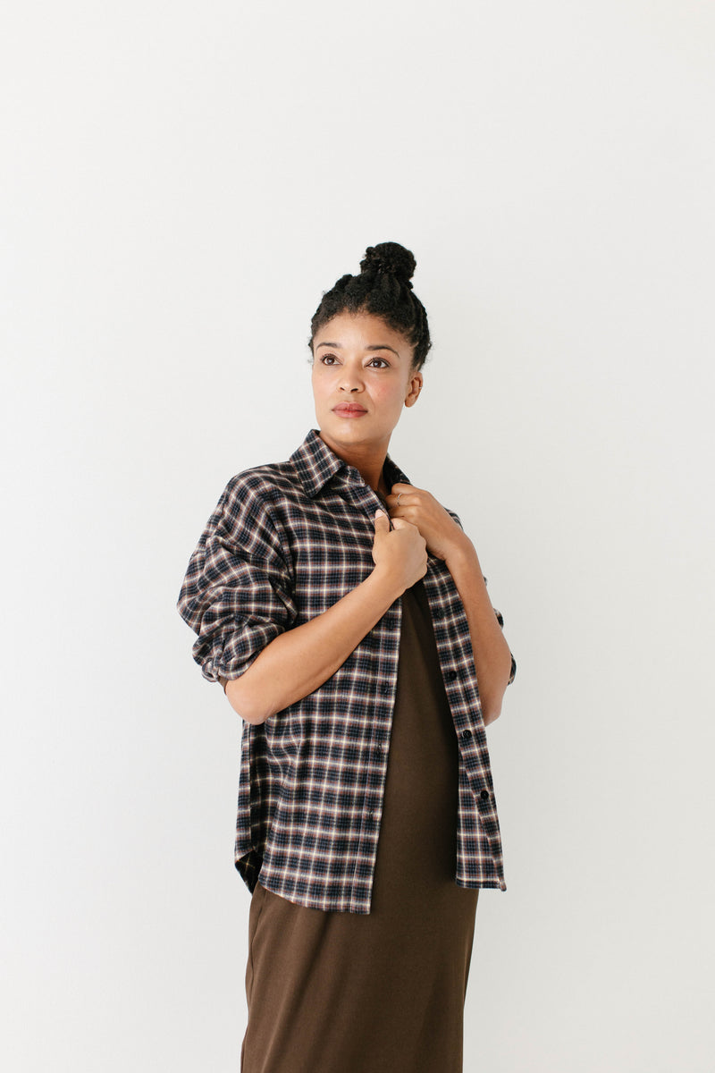 Dakota Plaid Flannel Shacket FINAL SALE – The Main Street Exchange